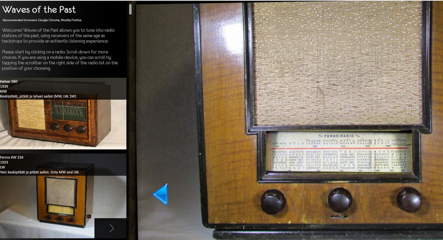 Kuuntele menneisyyden radioaaltoja - Agricola-verkko